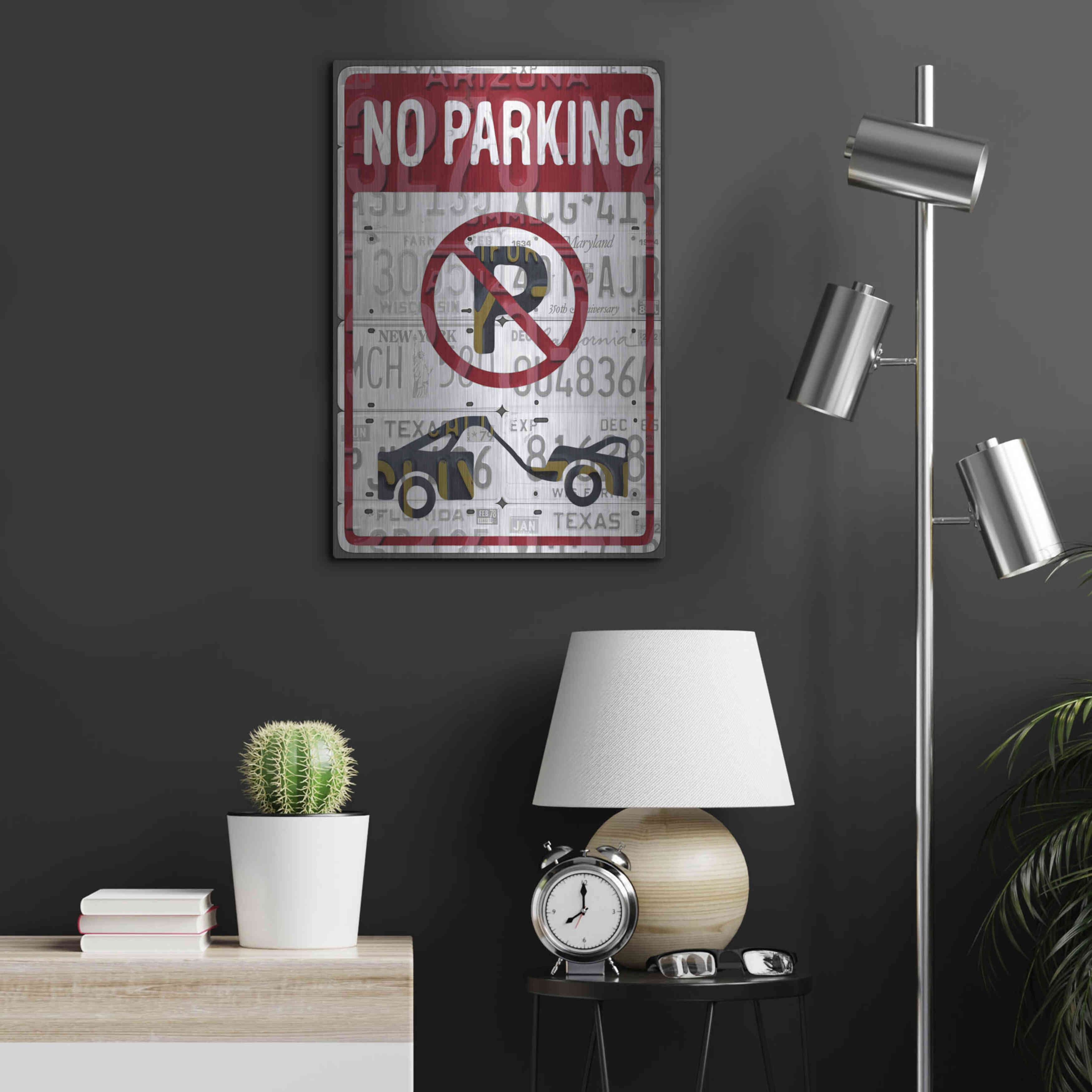 Williston Forge 'No Parking' by Design Turnpike, Metal Wall Art, 12"x16" - Wayfair Canada